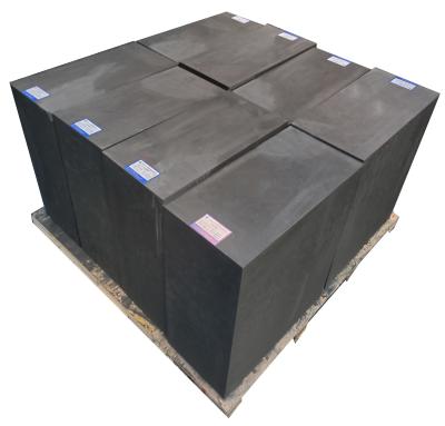 Cina 115 Mpa Blocco di grafite grigio scuro Isostatico con resistenza alle alte temperature in vendita