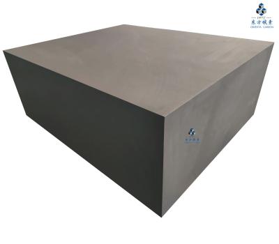China Grandes cristais Bloco de grafito Resistência flexural 50Mpa Grafite de molde à venda
