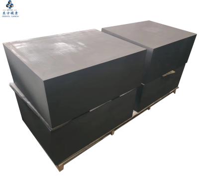 China Grandes cristais Bloco de grafito Resistência flexural 50Mpa Grafite de molde à venda