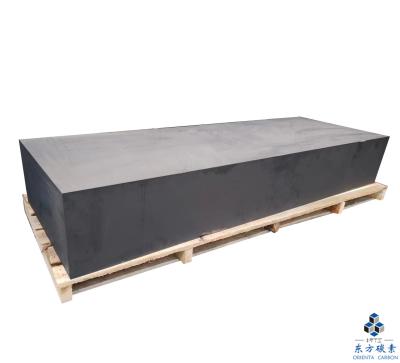 China Grandes cristais Bloco de grafito Resistência flexural 50Mpa Grafite de molde à venda
