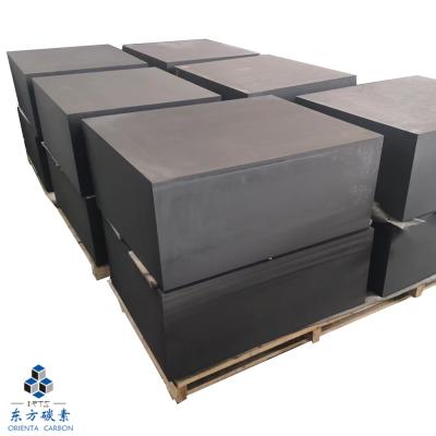 China Grandes cristais Bloco de grafito Resistência flexural 50Mpa Grafite de molde à venda