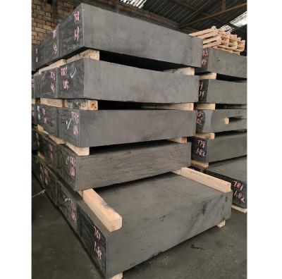 China Grandes cristais Bloco de grafito Resistência flexural 50Mpa Grafite de molde à venda