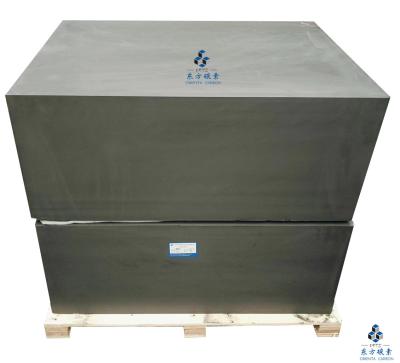 Cina 12μm Grano di grandezza Crucibili Grafite Isostatico Grafite Blocco Alta stabilità chimica in vendita