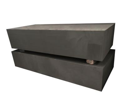 China 105 Mpa Crucibles Grafiet Glanzend Donkergrijz Carbon Grafietblok Te koop
