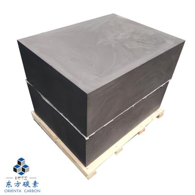 China Hoge zuiverheid isostatisch grafietblok met grote afmetingen voor toepassing bij hoge temperaturen Te koop