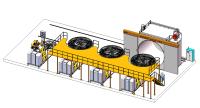 China Shuttle Rotomolding Machine Oven Moveable 3000mm for sale