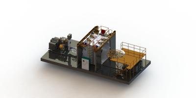 Cina 4.5m Oven Shuttle Type Rotomoulding Machine in vendita