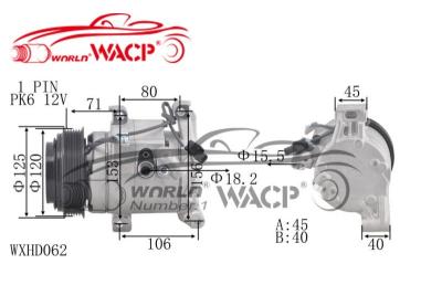 China Compressor de ar condicionado AC 388005FAT112M6 Para Honda Civic WXHD062 à venda