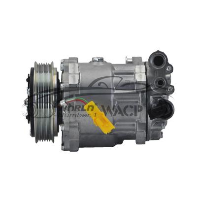 China 9800849780 Compressor de CA de carro 7C16 6PK Para Peugeot407 CitroenC5 C6 2.7 3.0 WXPG054 à venda