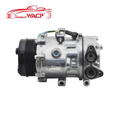 China 12V Auto AC Compressor with R134a Refrigerant and 6PK Grooves for Ford SMAX Mondeo Galaxy V70 S80 for sale