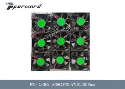 Китай Вентиляторы DC частей AD0824UX-A71GL авиации работая подачу напряжения 24 VDC продается