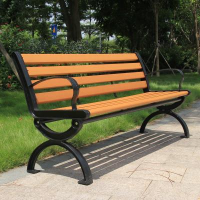 China Bao Tuo outdoor thickening of cast iron park chairs lounge chairs red 1.5 meters BTC-035 for sale