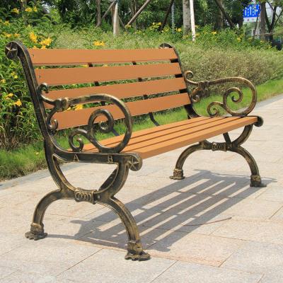 China Bao Tuo outdoor thickening of cast iron park chairs lounge chairs red 1.5 meters BTC-036 for sale