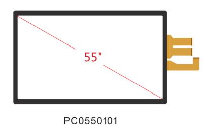 China 55 Inch Projected Capacitive Multi Touch Screen Lcd Panel,plug and play,UVC for sale