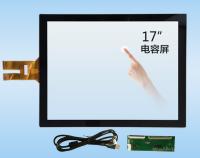 China 15.6 Inch Projected Capacitive Transparent Touch Screen Panel with G+G Structure for sale