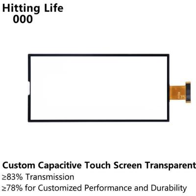 China Hitting Life 000 Custom Capacitive Touch Screen Transparent ≥83% Transmission ≥78% for Customized Performance and Durability for sale