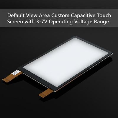 China Default View Area Custom Capacitive Touch Screen with 3-7V Operating Voltage Range for sale