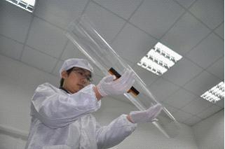 China Projector Display Large Touch Screen Panel 50 Inch High Power NANO PET Durable for sale