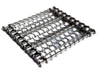 China Balanced Weave Conveyor guard Flat Flex Belt 80Micron Nickel Wire for sale