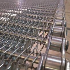 Cina Cavo piano resistente Mesh Food Industry Conveyor Belt di GI in vendita