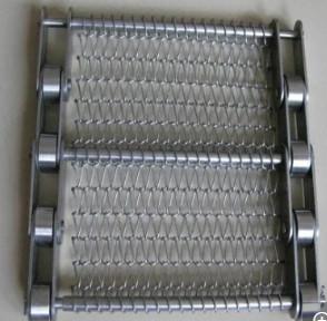 Stainless Steel Metal Chain Conveyor Belt Mesh Sprocket Driven