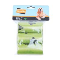 Quality 100% GMO Free Renewable Cornstarch Dog Poop Bags Flat Top Leak Proof for sale