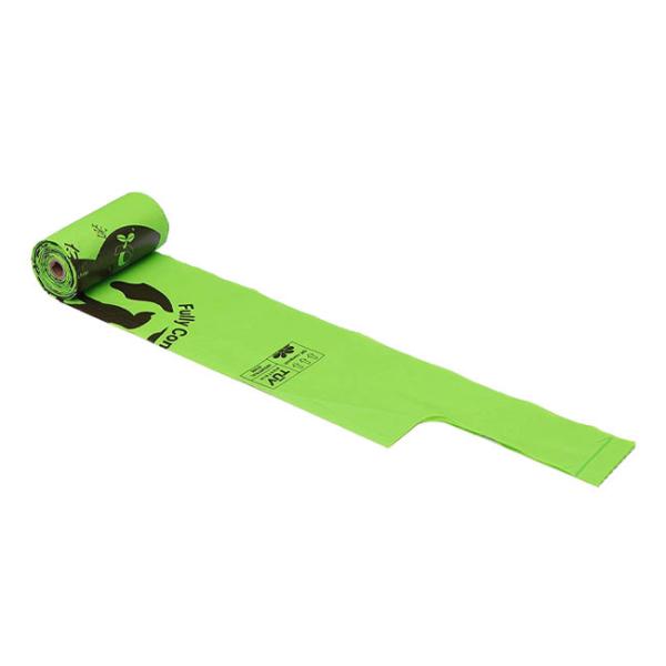 Quality Outer Bag Packed Tie Handle Biodegradable Dog Waste Bags Earth Friendly for sale