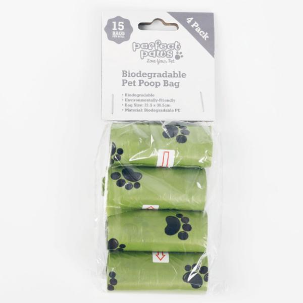 Quality Outer Bag Packed Tie Handle Biodegradable Dog Waste Bags Earth Friendly for sale