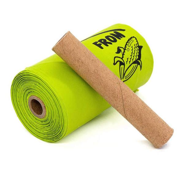 Quality Biodegradable Tie Handle Dog Poop Bags Compostable Dog Waste Bags for sale
