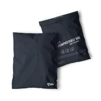 Quality Black Compostable Mailing Bags Custom Poly Mailer Bags No Chemicals for sale