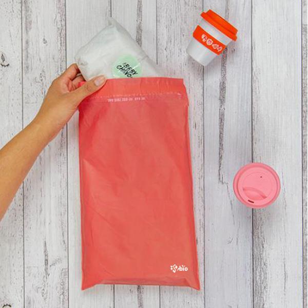 Quality Colored Compostable Mailing Bags 60 Microns Thickness Customized Size for sale