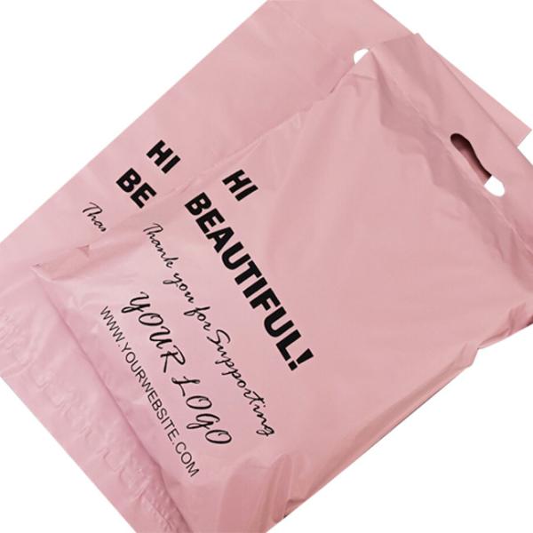 Quality Corn Starch Compostable Mailing Bags With Handles Eco Friendly Poly Mailers for sale