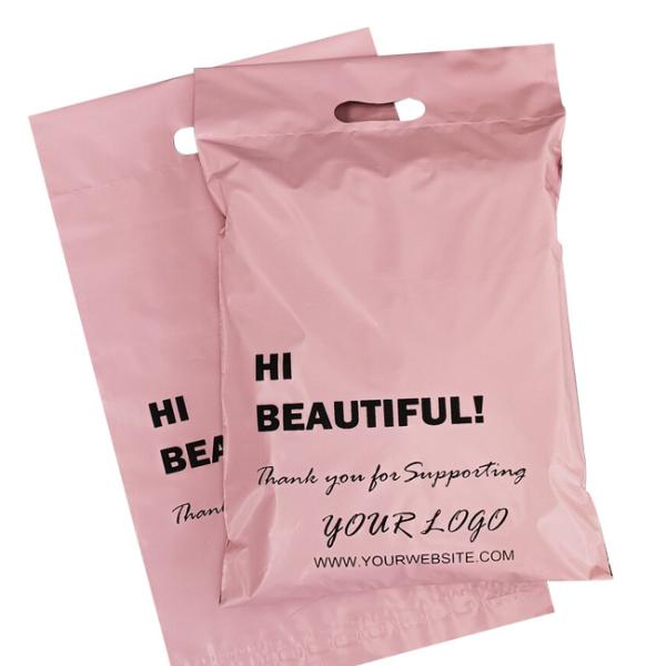Quality Corn Starch Compostable Mailing Bags With Handles Eco Friendly Poly Mailers for sale