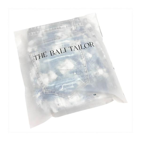Quality Self Adhesive Compostable Garment Bags Eco Friendly Custom Printed for sale