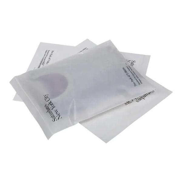 Quality Biodegradable Compostable Zip Lock Garment Bags Packaging Custom Size for sale