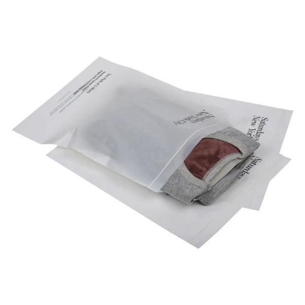 Quality Biodegradable Compostable Zip Lock Garment Bags Packaging Custom Size for sale