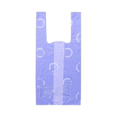 China Tie Handle Compostable Nappy Sacks Eco Friendly Biodegradable Nappy Bags for sale