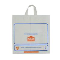 China Soft Loop Handle Compostable Shopping Bags For Restaurants for sale