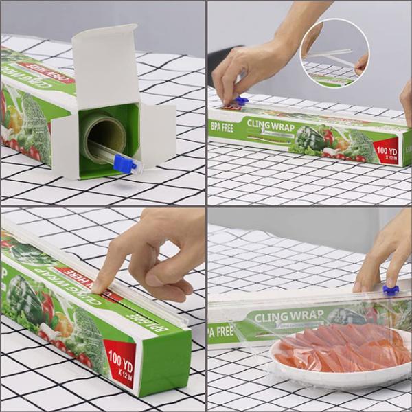 Quality Non Toxic Compostable Cling Wrap Eco Friendly Durable Reusable Cling Wrap for sale