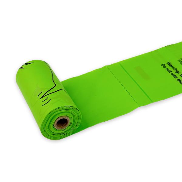 Quality Customizable Flat Top Compostable Pet Waste Bags Retail Box Packed for sale