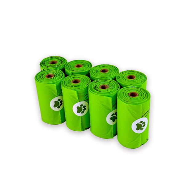 Quality Customizable Flat Top Compostable Pet Waste Bags Retail Box Packed for sale