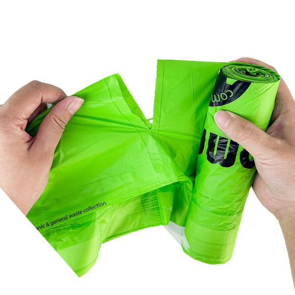 Quality Non Toxic Harmless Compostable Garbage Bags Drawstring Refuse Bags for sale