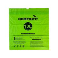 China Non Toxic Harmless Compostable Garbage Bags Drawstring Refuse Bags for sale