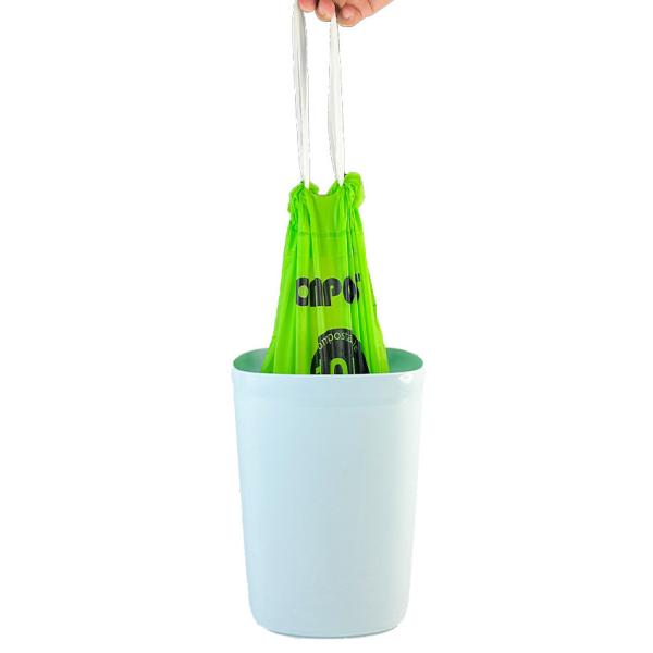 Quality Non Toxic Harmless Compostable Garbage Bags Drawstring Refuse Bags for sale