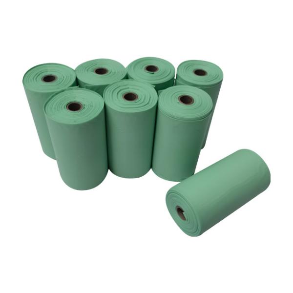 Quality Flat Top Compostable Dog Poop Bags Disposable Eco Friendly Dog Poop Bags for sale