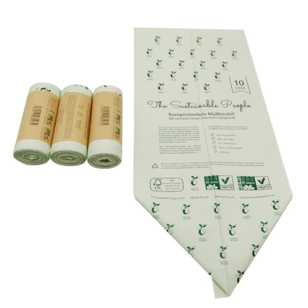 Quality Certified Custom Compostable Garbage Bags Good For The Environment for sale