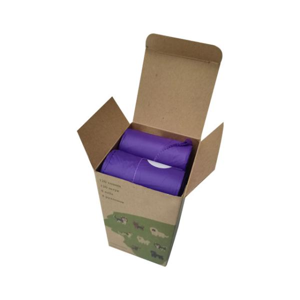 Quality Extra Strong Outdoor Compostable Dog Poop Bags With Handles Customizable for sale