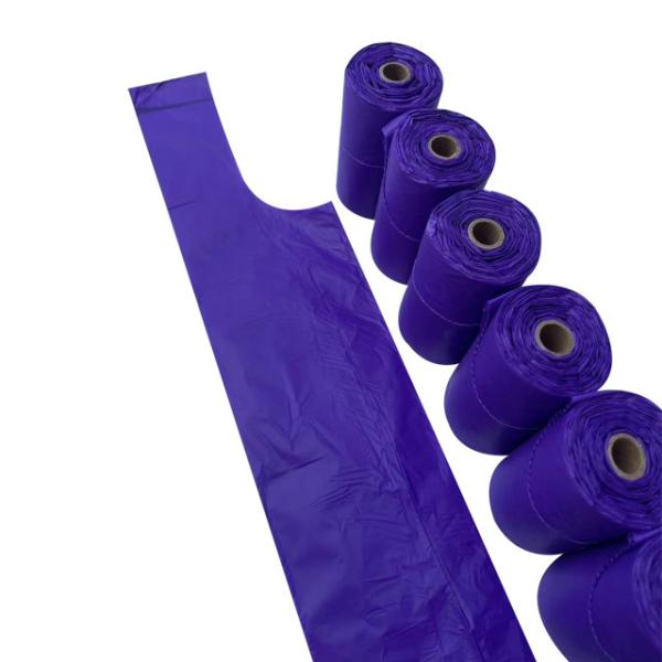 Quality Extra Strong Outdoor Compostable Dog Poop Bags With Handles Customizable for sale