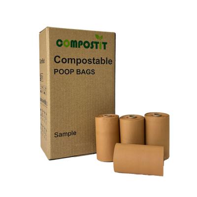 중국 환경 친화적인 개똥 봉지 누출 방지, 무취, 추가 두꺼운 개똥 봉지 생물분해성 판매용