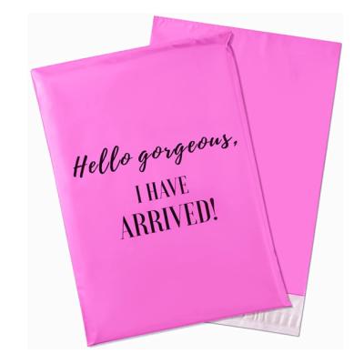 China Self Adhesive Bag Wholesale Eco Friendly Compostable Biodegradable Plastic Express Courier Bags Used for Packaging for sale